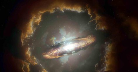 "Диск Вулфа": астрономы обнаружили древнейшую спиральную галактику ...